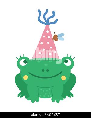 Baby frog smiling in a kawaii style Stock Vector Image & Art - Alamy