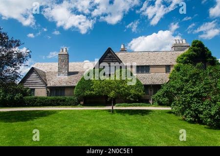 the historic summer cottage at Topsmead state forest park in Litchfield ...