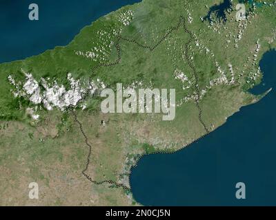 Cocle, province of Panama. High resolution satellite map. Locations and ...
