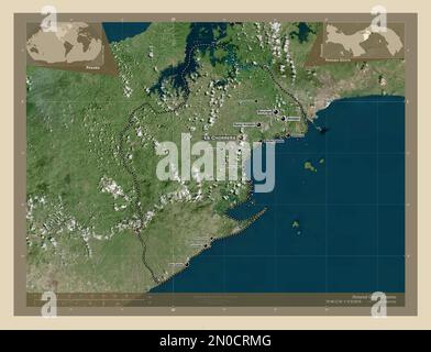 Panama, province of Panama. High resolution satellite map Stock Photo ...