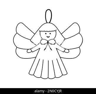 Christian Praying Child Coloring Page for Kids Stock Vector Image & Art ...