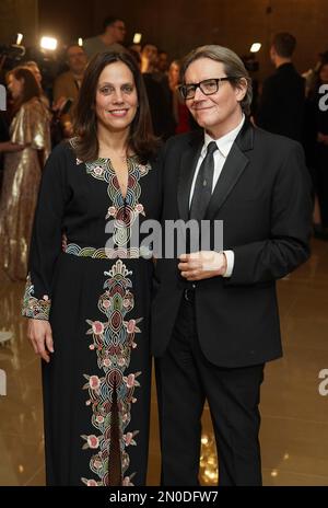 Elizabeth Karlson and Stephen Woolley attending the 43rd London Critics ...
