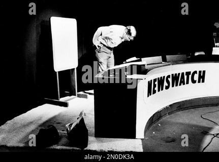 Anchorwoman Christine Chubbuck of WXLT-TV in Sarasota, Fla., is ...