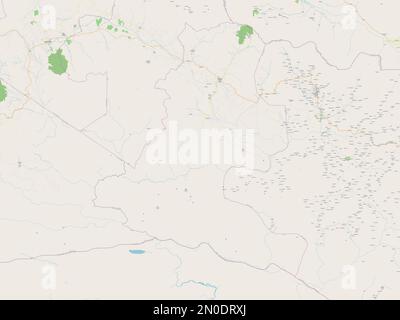 Chimbu, province of Papua New Guinea. High resolution satellite map ...