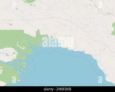 Gulf, province of Papua New Guinea. Open Street Map. Locations and ...