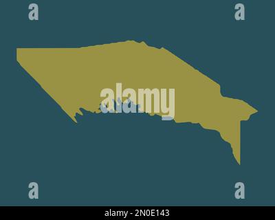 Gulf, province of Papua New Guinea. Low resolution satellite map ...