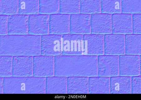 Normal map pavement texture, normal mapping Stock Photo - Alamy