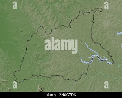 Map of Caaguazu in Paraguay Stock Photo - Alamy