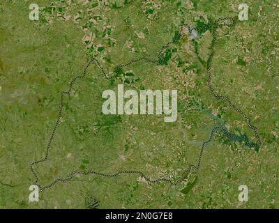 Caaguazu, department of Paraguay. Low resolution satellite map ...