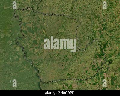 Concepcion, department of Paraguay. High resolution satellite map ...