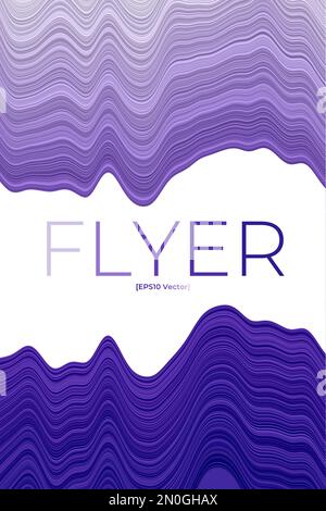 Stylish cover design template set. Rainbow abstract lines on wine red ...