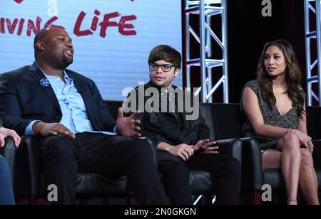Charlie Saxton, from left, Meaghan Rath and Jack Cutmore-Scott ...