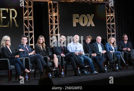 LUCIFER, l-r: Tom Ellis, Kevin Alejandro, Patrick Fabian in 'Off the ...