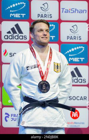 Timo Cavelius (GER) took the silver medal at the ceremony during the ...