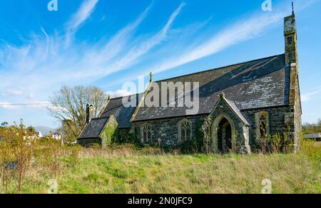 St Mary Magdelane's Church, Llanfaglan, Near Caernarfon, Gwynedd, North ...