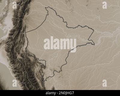 Map of Loreto in Peru Stock Photo - Alamy
