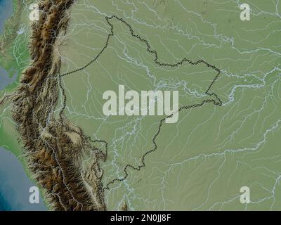 Map of Loreto in Peru Stock Photo - Alamy
