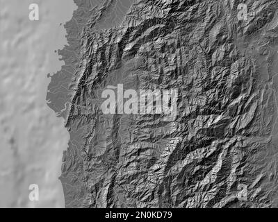 Abra, province of Philippines. Bilevel elevation map with lakes and ...