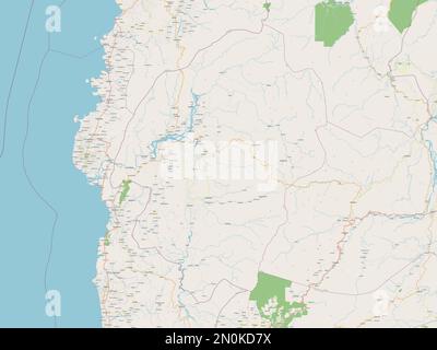 Abra, province of Philippines. Open Street Map. Locations of major ...