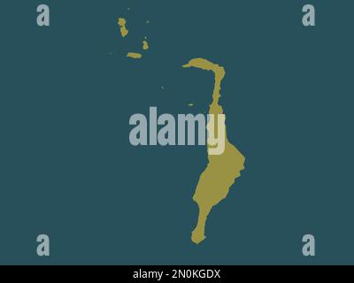 Antique, province of Philippines. Solid color shape. Locations and ...