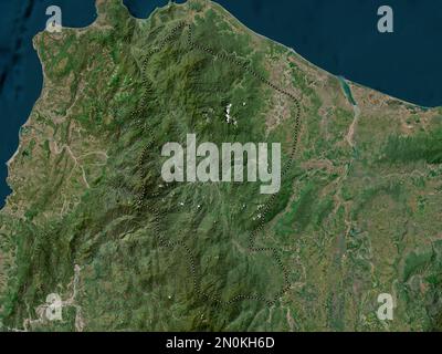 Apayao, province of Philippines. High resolution satellite map ...