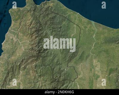 Apayao, province of Philippines. Low resolution satellite map ...