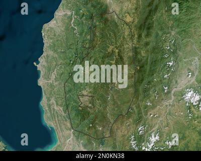 Benguet, province of Philippines. High resolution satellite map ...