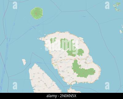 Biliran, province of Philippines. Open Street Map. Locations of major ...