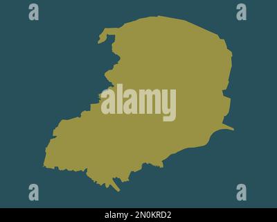 Bulacan, province of Philippines. Solid color shape. Corner auxiliary ...
