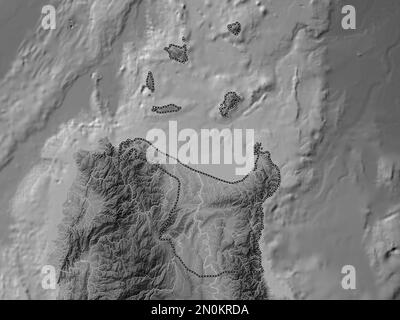 Cagayan, province of Philippines. Elevation map colored in wiki style ...