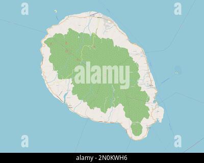 Camiguin, province of Philippines. Open Street Map. Corner auxiliary ...