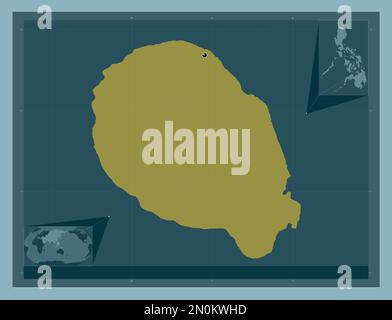 Camiguin, province of Philippines. Solid color shape Stock Photo - Alamy