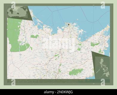 Capiz, province of Philippines. Open Street Map Stock Photo - Alamy