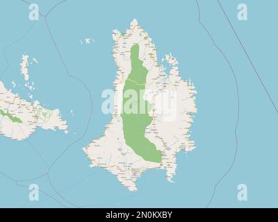 Catanduanes, province of Philippines. Open Street Map. Locations and ...