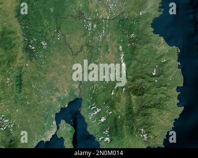 Compostela Valley, province of Philippines. High resolution satellite ...