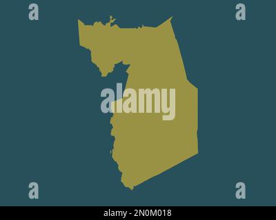 Compostela Valley, province of Philippines. Solid color shape ...