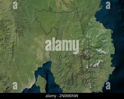 Compostela Valley, province of Philippines. Low resolution satellite ...