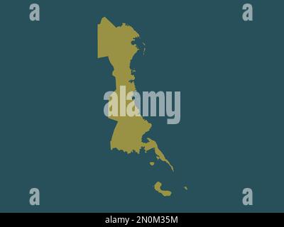 Eastern Samar, province of Philippines. Solid color shape. Locations ...