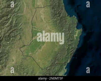 Isabela, province of Philippines. Low resolution satellite map ...