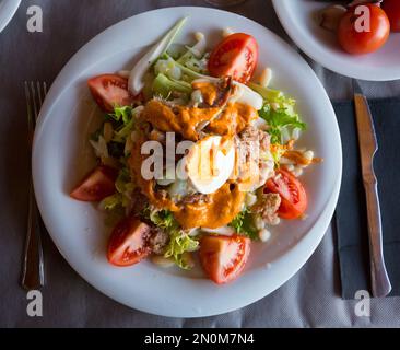 Xatonada salad - Catalan cuisine Stock Photo - Alamy