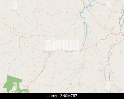 Kalinga, province of Philippines. Open Street Map. Locations of major ...