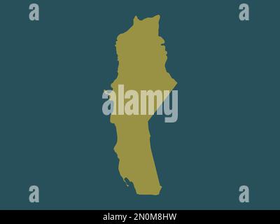 La Union, province of Philippines. Solid color shape. Locations and ...