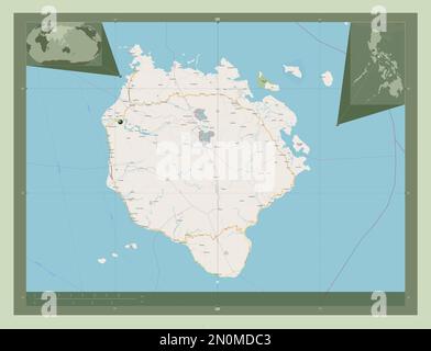 Marinduque, province of Philippines. Open Street Map Stock Photo - Alamy