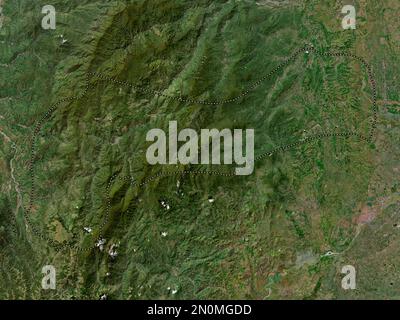 Mountain Province, province of Philippines. High resolution satellite ...