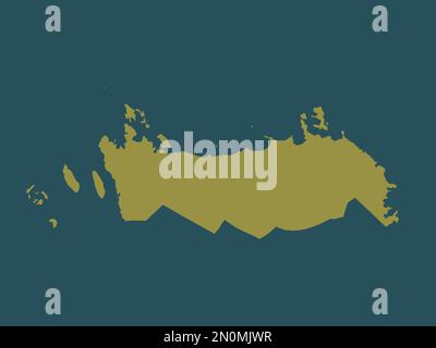 Northern Samar, province of Philippines. Solid color shape. Locations ...