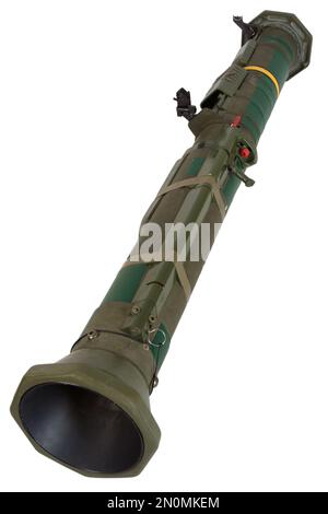 US ARMY anti-tank rocket propelled grenade launcher AT4 isolated on ...