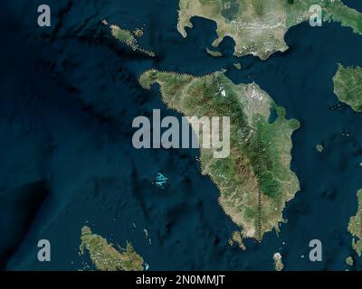 Occidental Mindoro, province of Philippines. High resolution satellite ...