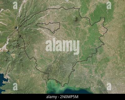 Pampanga, province of Philippines. Low resolution satellite map ...