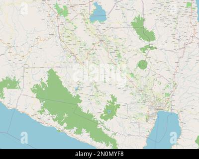 South Cotabato, province of Philippines. Open Street Map. Locations of ...