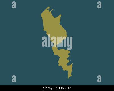 Surigao del Sur, province of Philippines. Grayscaled map with lakes and ...